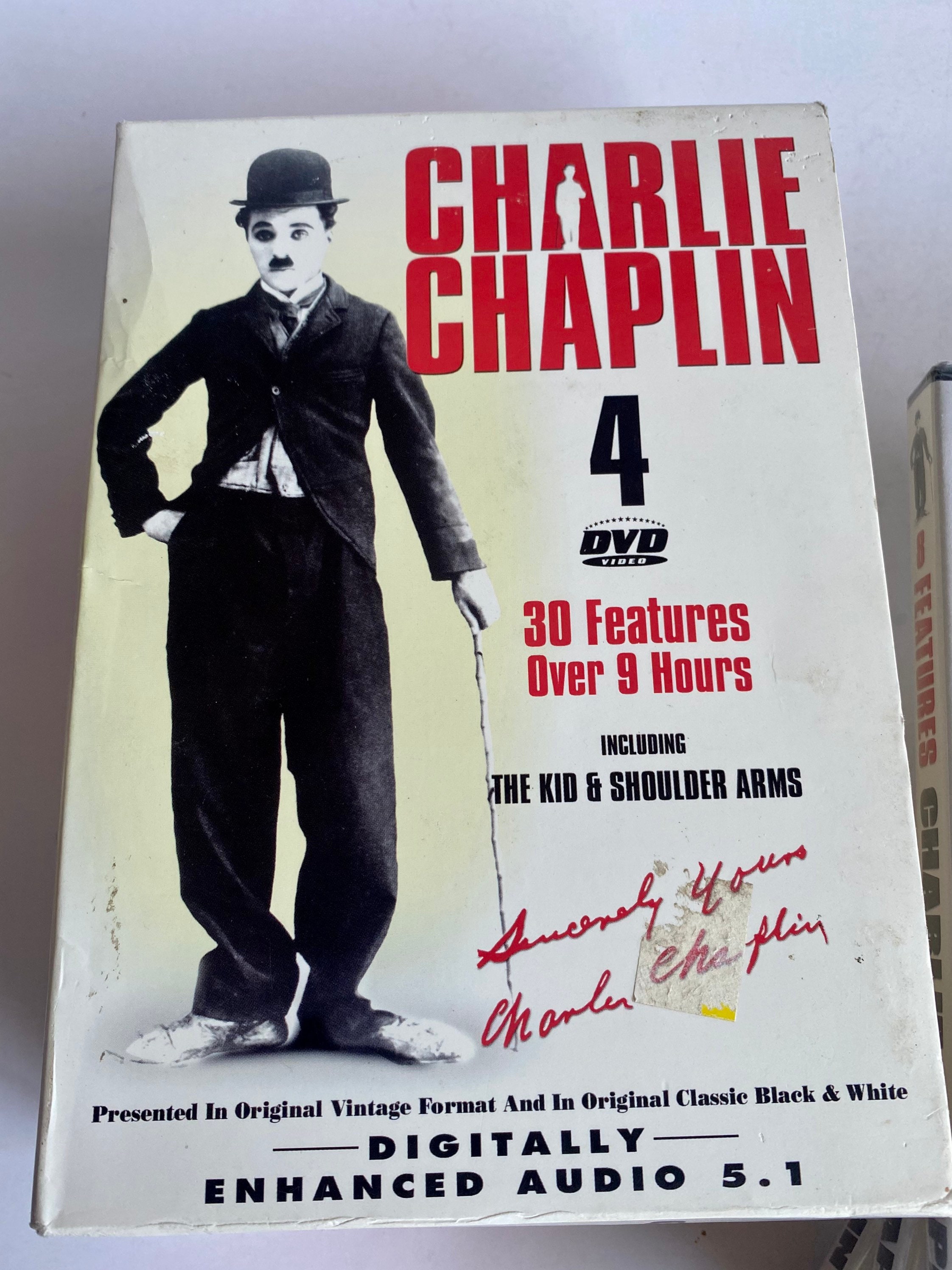 Charlie Chaplin 4 DVD Set Charlie Chaplin Feature Films DVD - Etsy