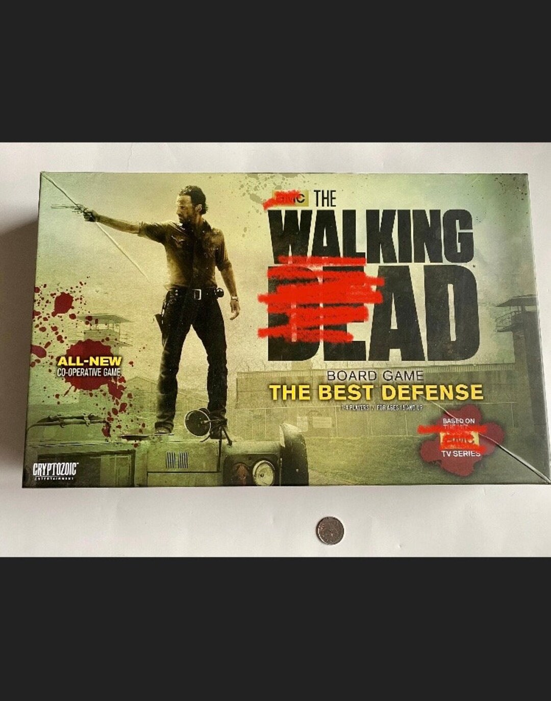The Walking D the Best Defense Board Game, Zombie TV Show Board Game ...
