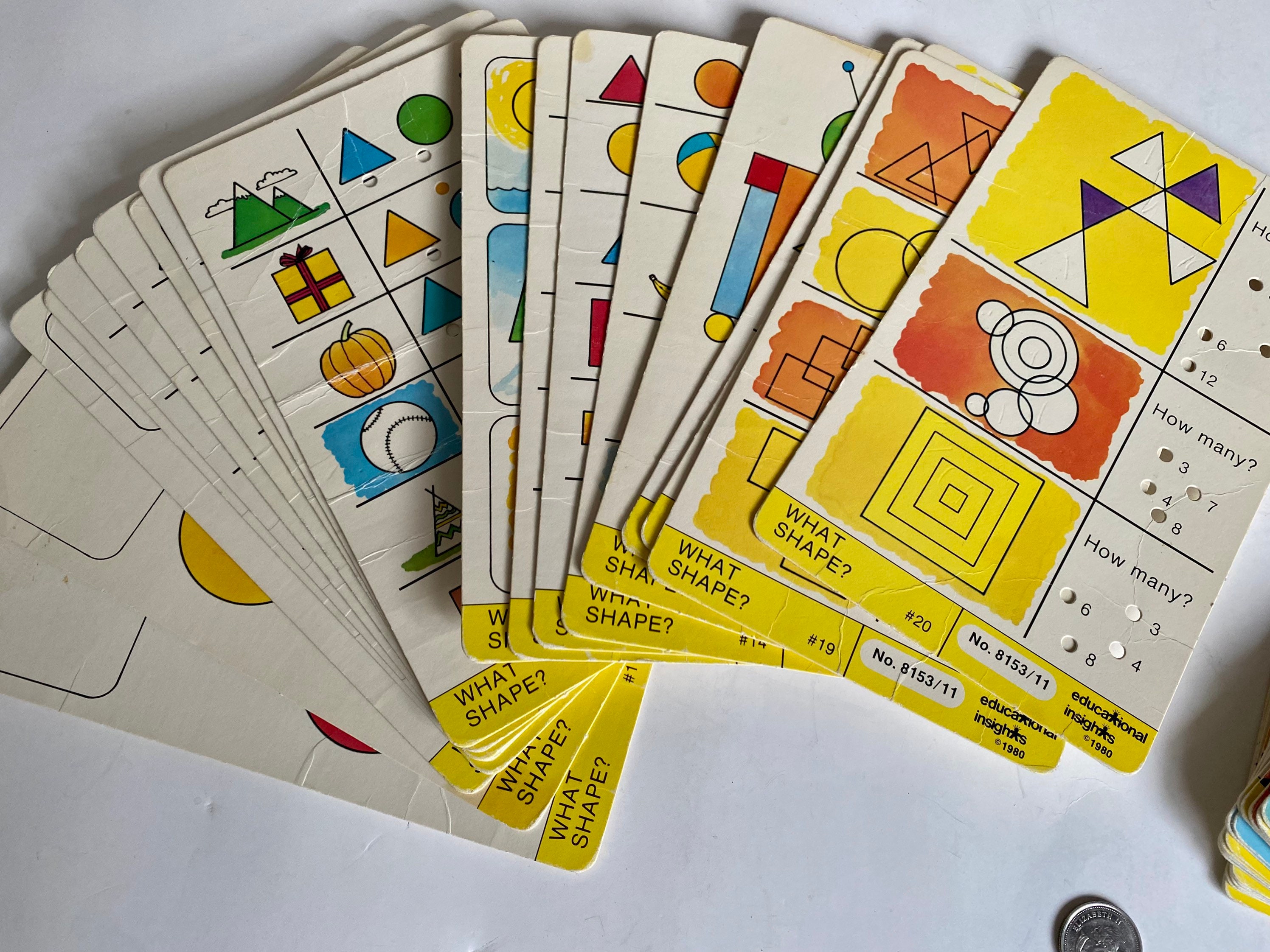 Vintage Flash Cards 1980 Learning Cards 80s Educational - Etsy