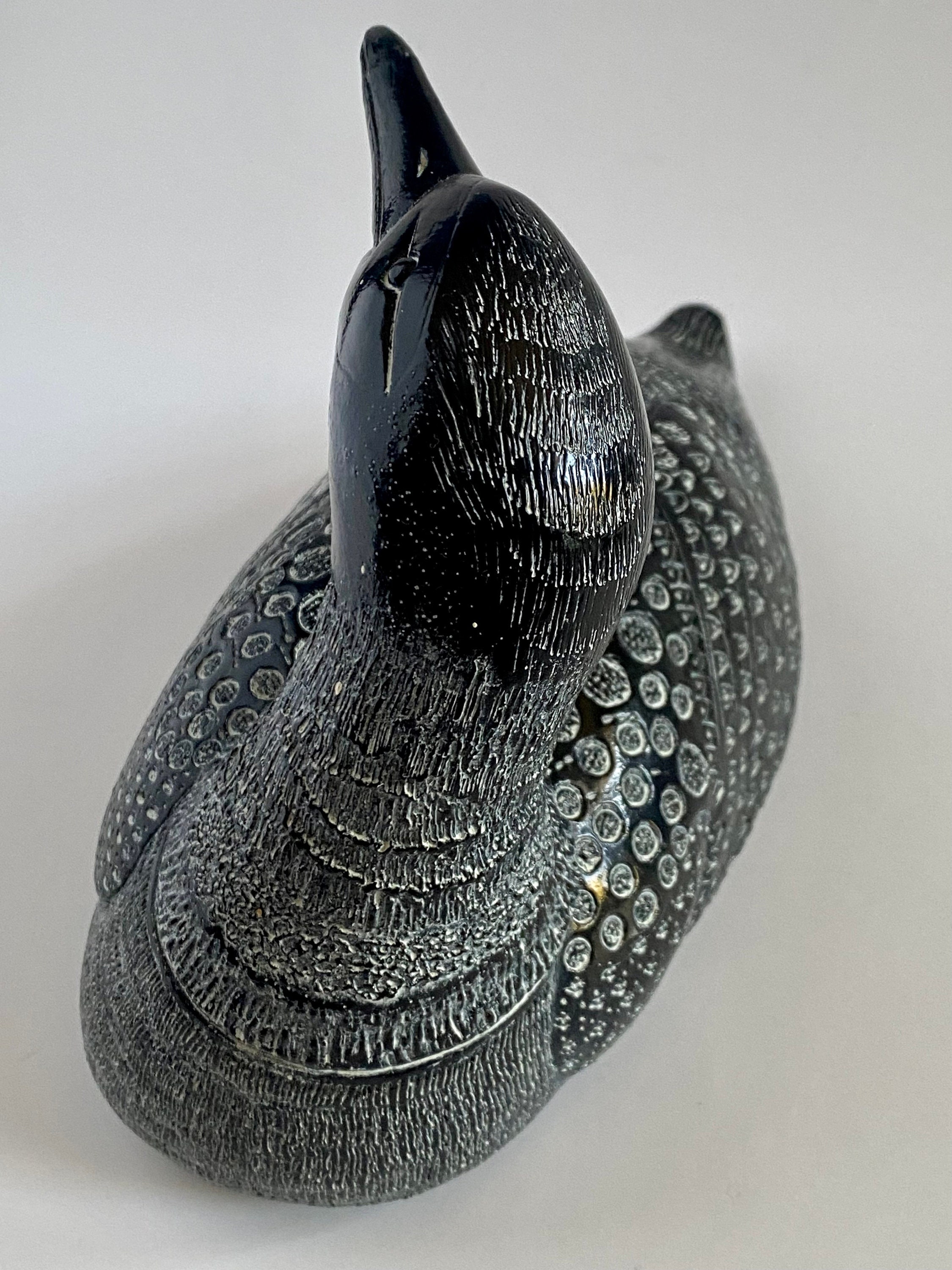 Vintage Duck Sculpture Soapstone Inuit Carving Handcarved - Etsy