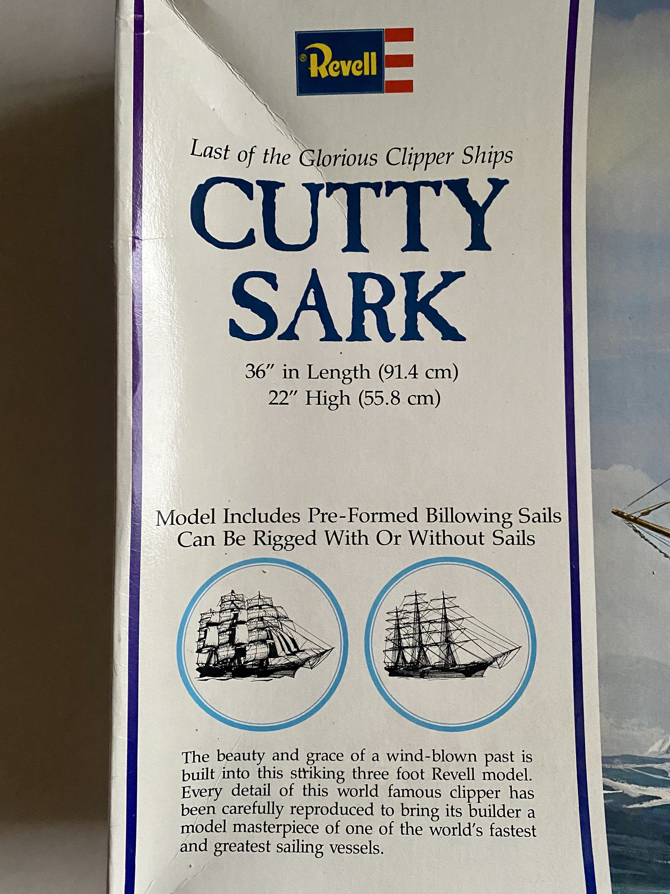 Vintage Cutty Sark Ship Model Kit, Clipper Ship Model Kit, Rare Sailing ...