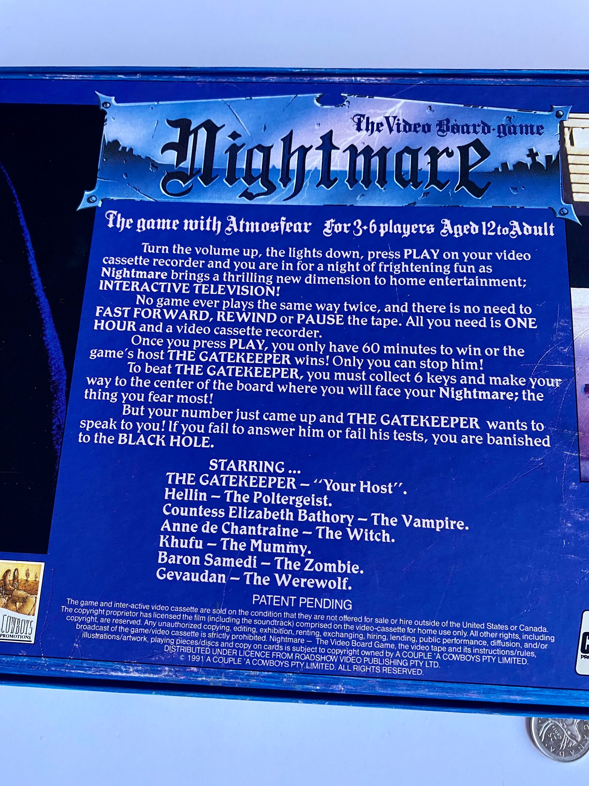 Vhs Board Game Gatekeeper