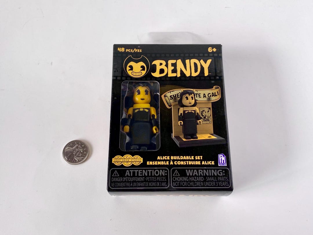 Brand New Bendy & the Ink Machine Alice Buildable 2.5" Mini-figure Set ...