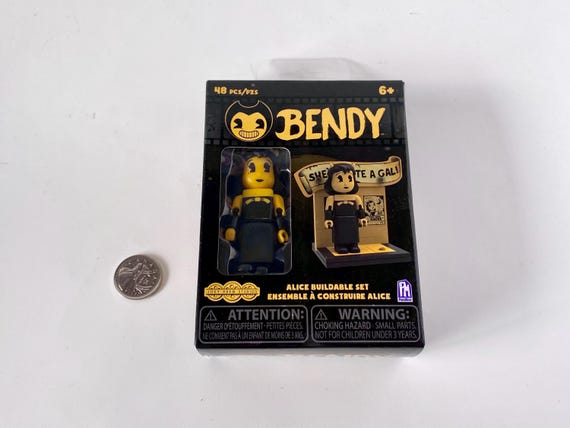 Brand New Bendy the Ink Machine Alice Buildable 2.5 Mini figure Set Bendy Collectible Set Vintage Comic Characters Collectible Toy Etsy Canada