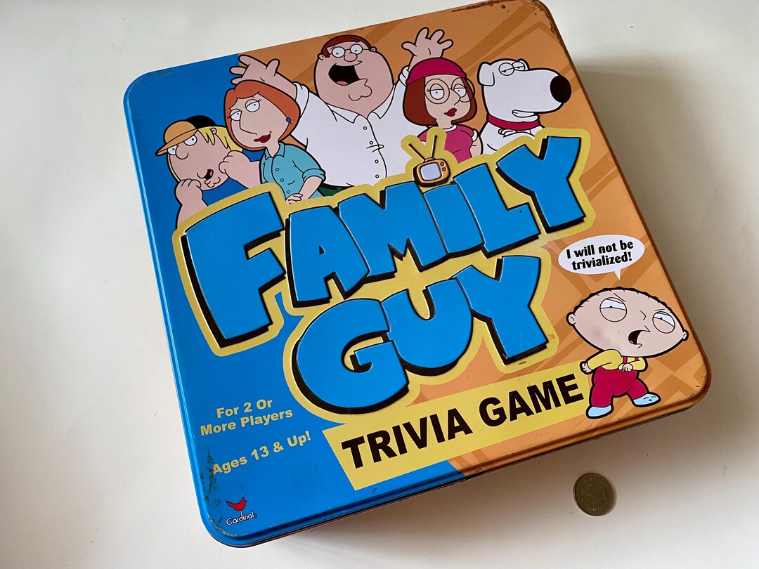 Family Guy Trivia Game, Family Guy Collectible Game, Vintage Family Guy ...
