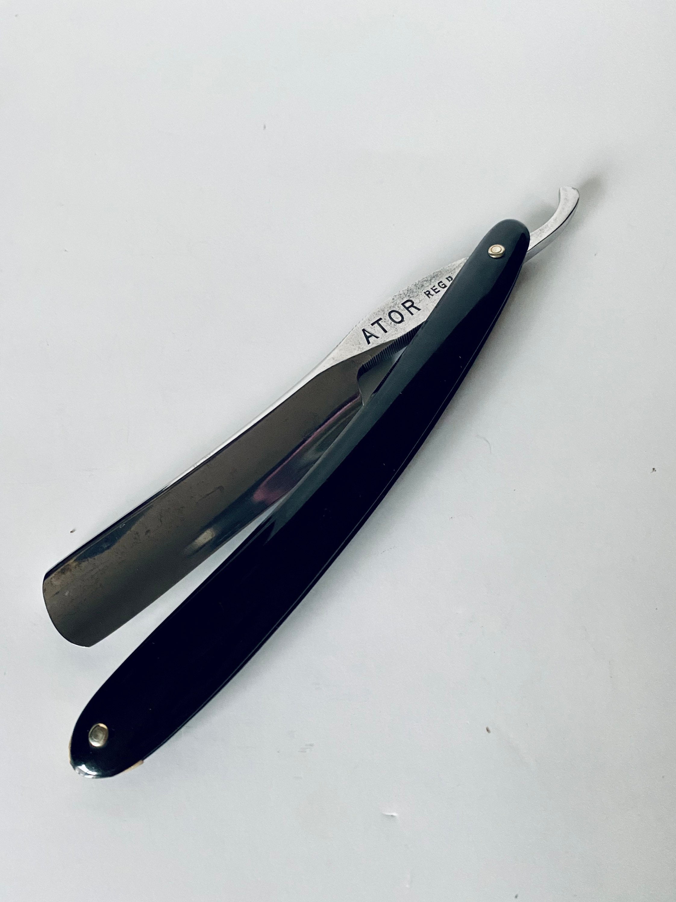 Straight Razor Blade Vintage Barber Razor Vintage Razor - Etsy