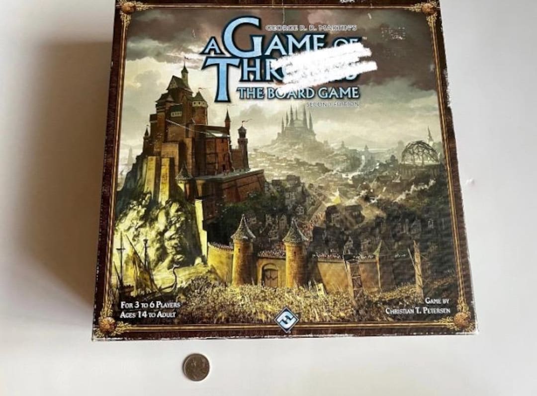 Game of Thr the Board Game, GOT Board Game Second Edition, Collectible ...