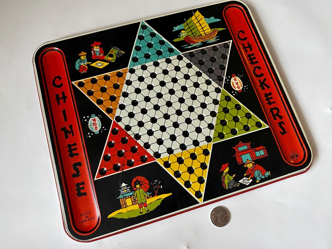 Vintage Chinese Checkers JUST BOARD!!!, Chess Game Board, Chinese ...