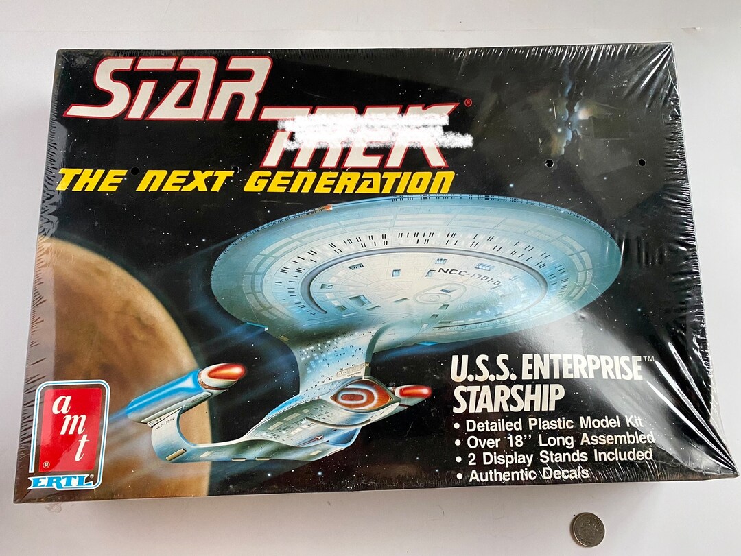 Brand New Tv Show Space Ship Model Kit, 1980s USS Enterprise Starship ...