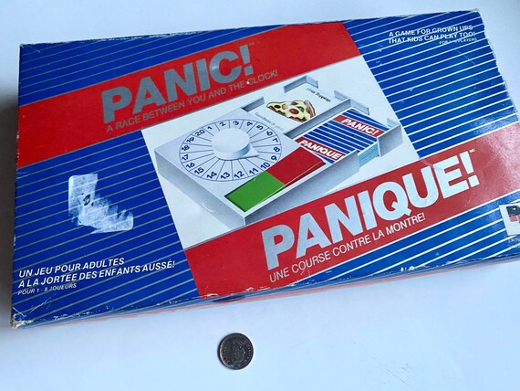 Vintage Panic Board Game Rare Family Card Game Playtoy - Etsy