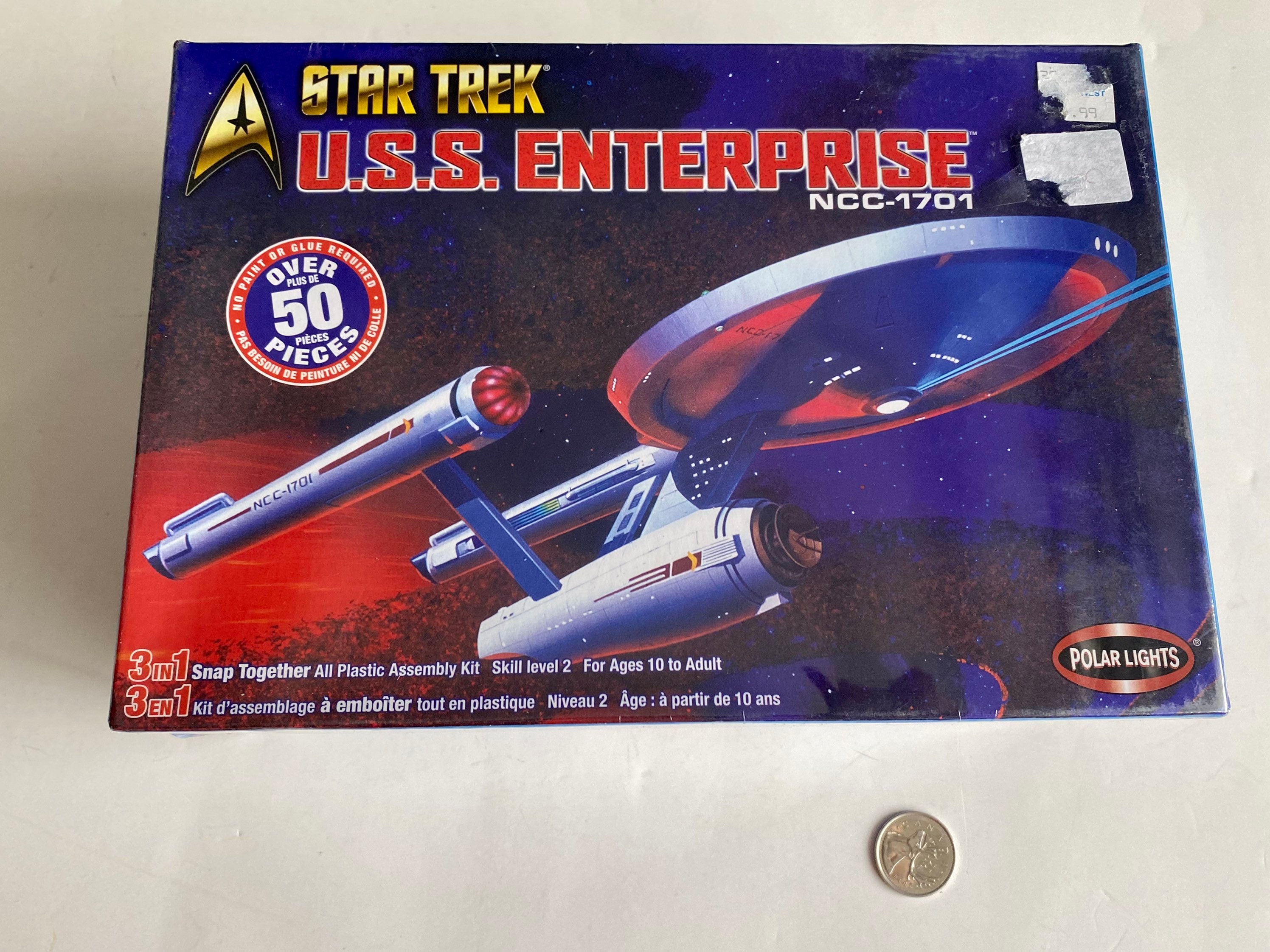 Brand New St Trek USS Enterprise NCC 1701 Model Kit 3 in 1, 2003 St ...