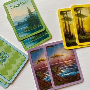 Bob Ross A Happy Little Memory Game, Bob Ross Art Game, Memory Game ...