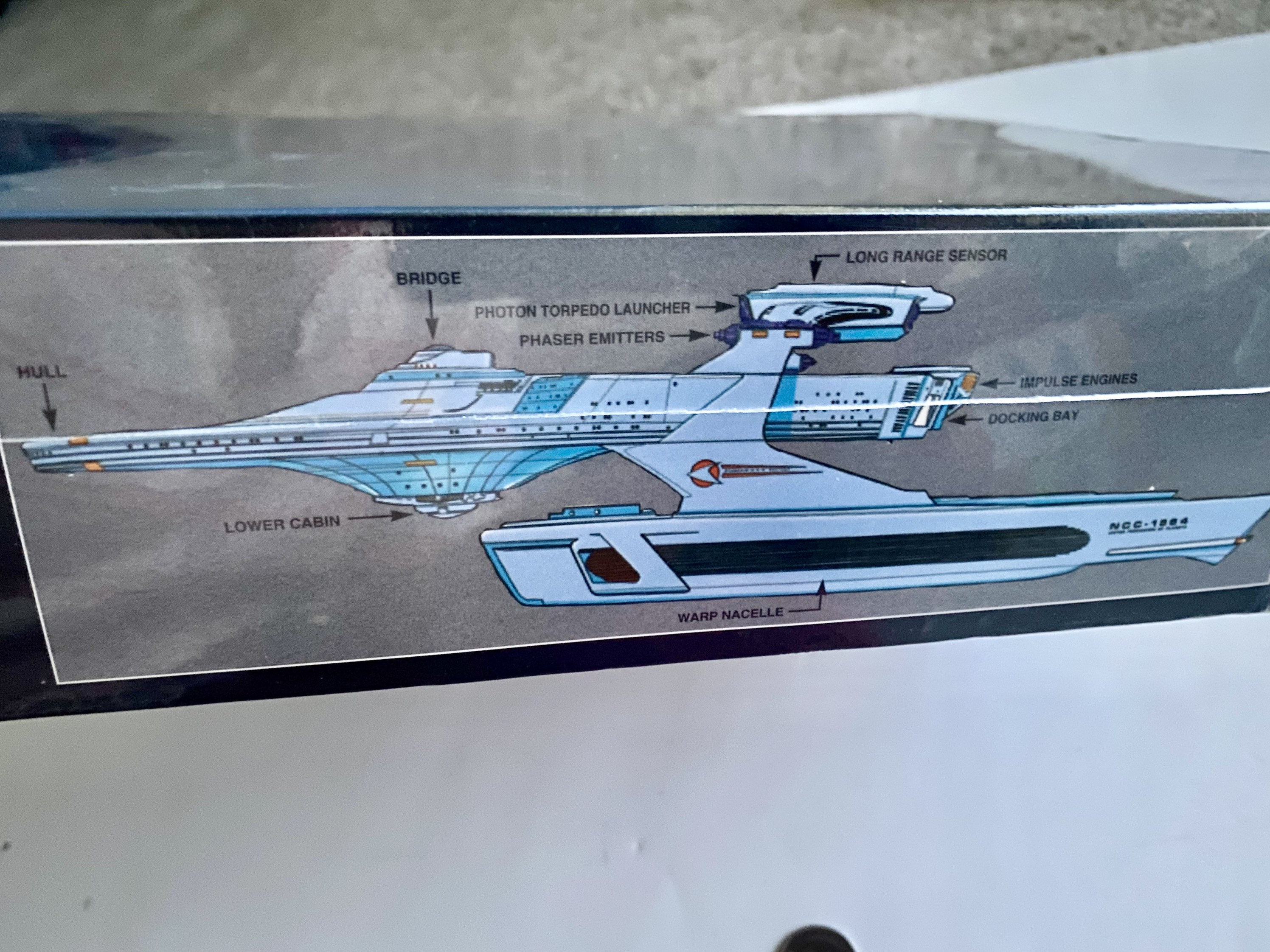 Brand New St Trek USS Reliant Model Kit, 1990s St Trek Snap Assembly ...