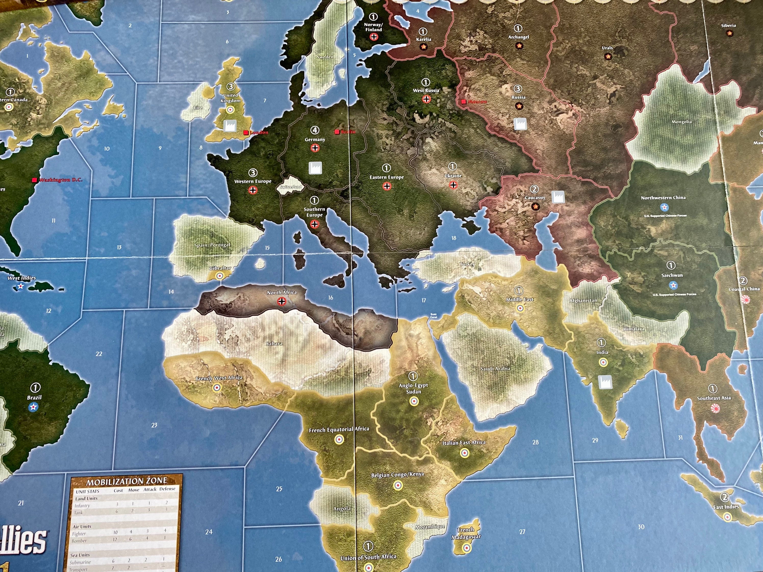 Axis and Allies Board Game INCOMPLETE World War 2 Board Game - Etsy