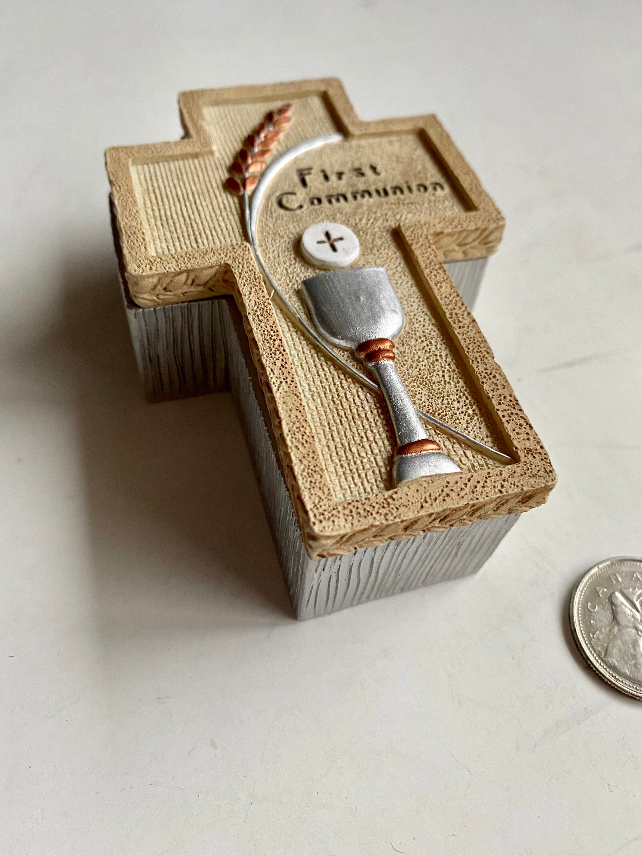 First Communion Box, Cross Shaped First Communion Box, Catholic ...