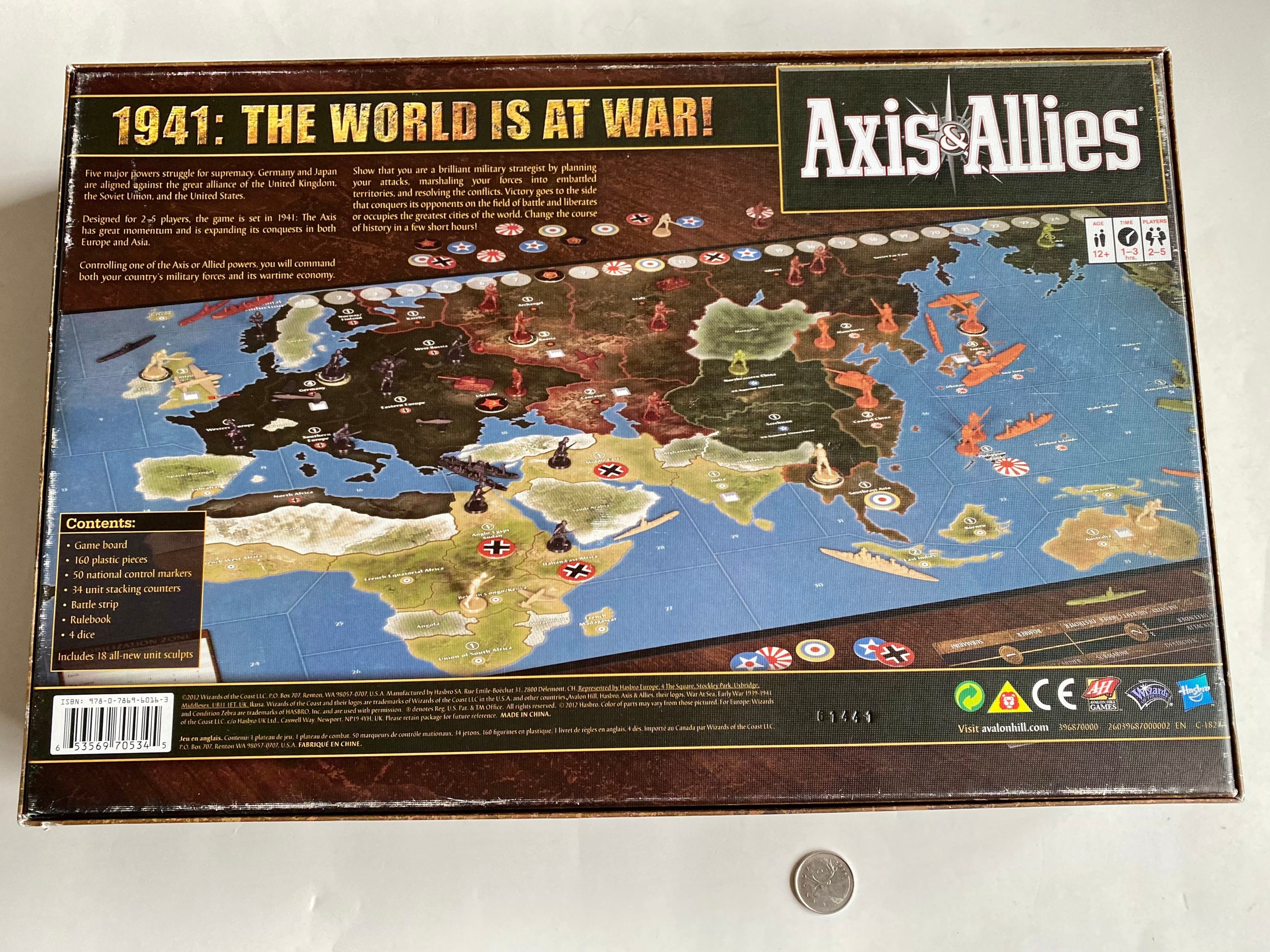 Axis and Allies Board Game INCOMPLETE World War 2 Board Game - Etsy