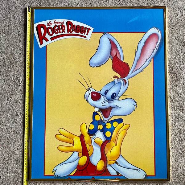 Roger Rabbit Movie Poster - Etsy
