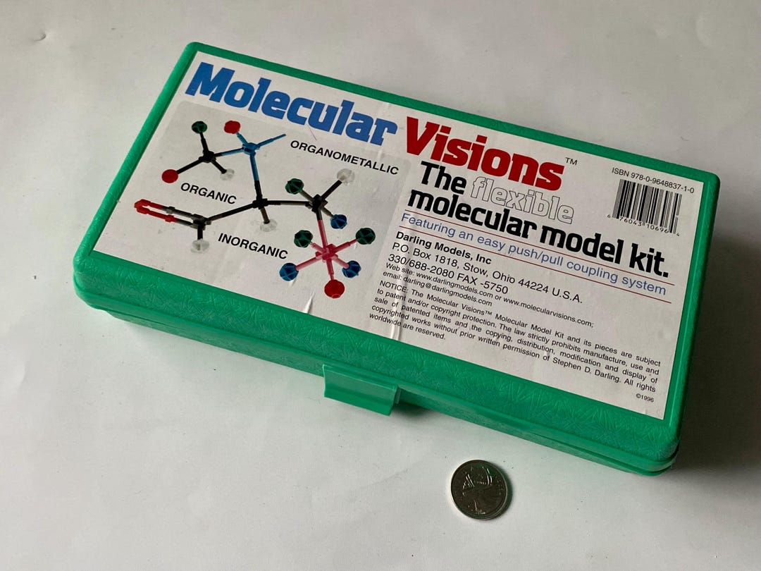 Vintage Molecular Visions Flexible Molecular Model Kit, Organic ...