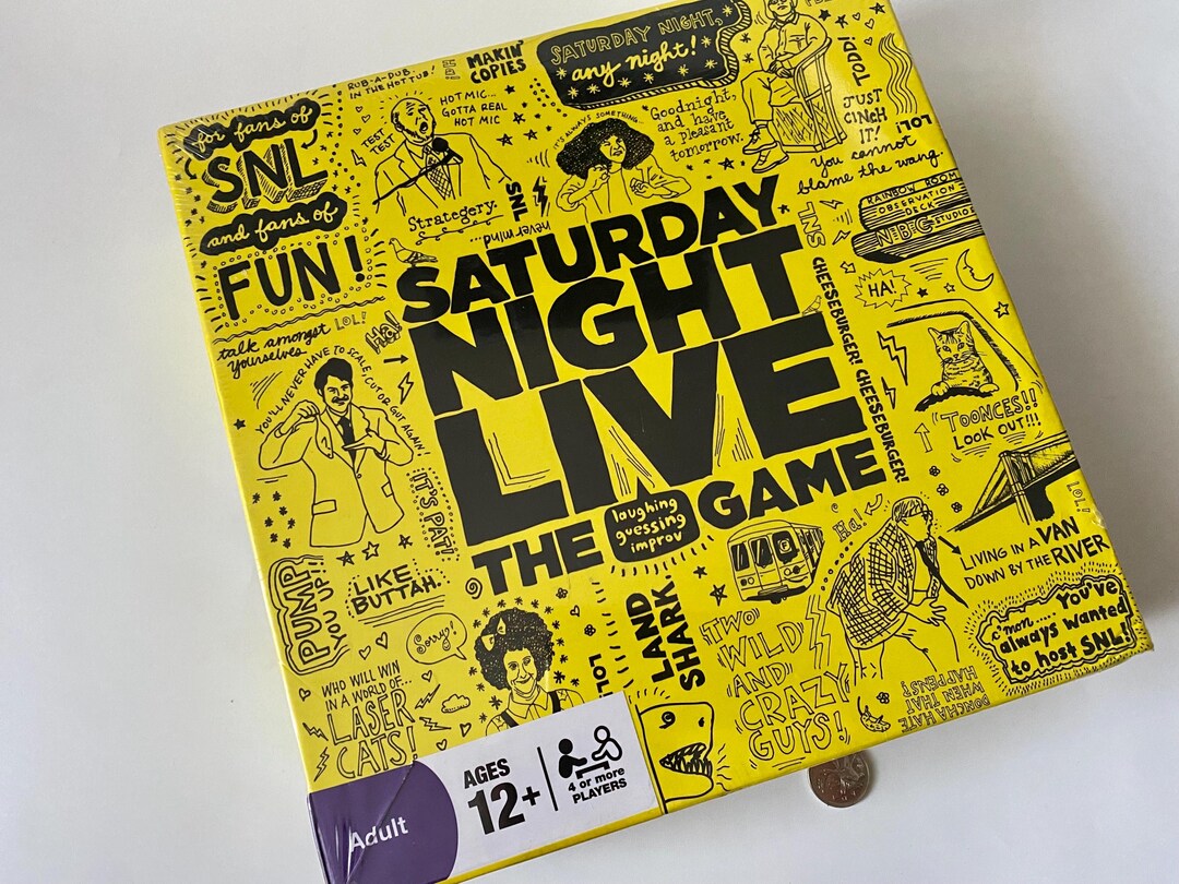 Brand New SNL Game, S Night Live the Game, SNL Laughing Guessing Improv ...