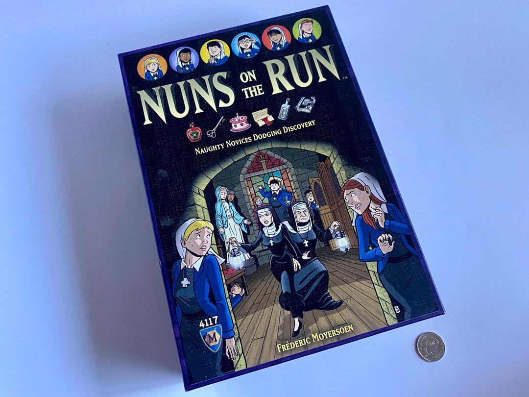 Nuns on the Run Game, Fun Social Game, Unique Board Game, Game Night ...