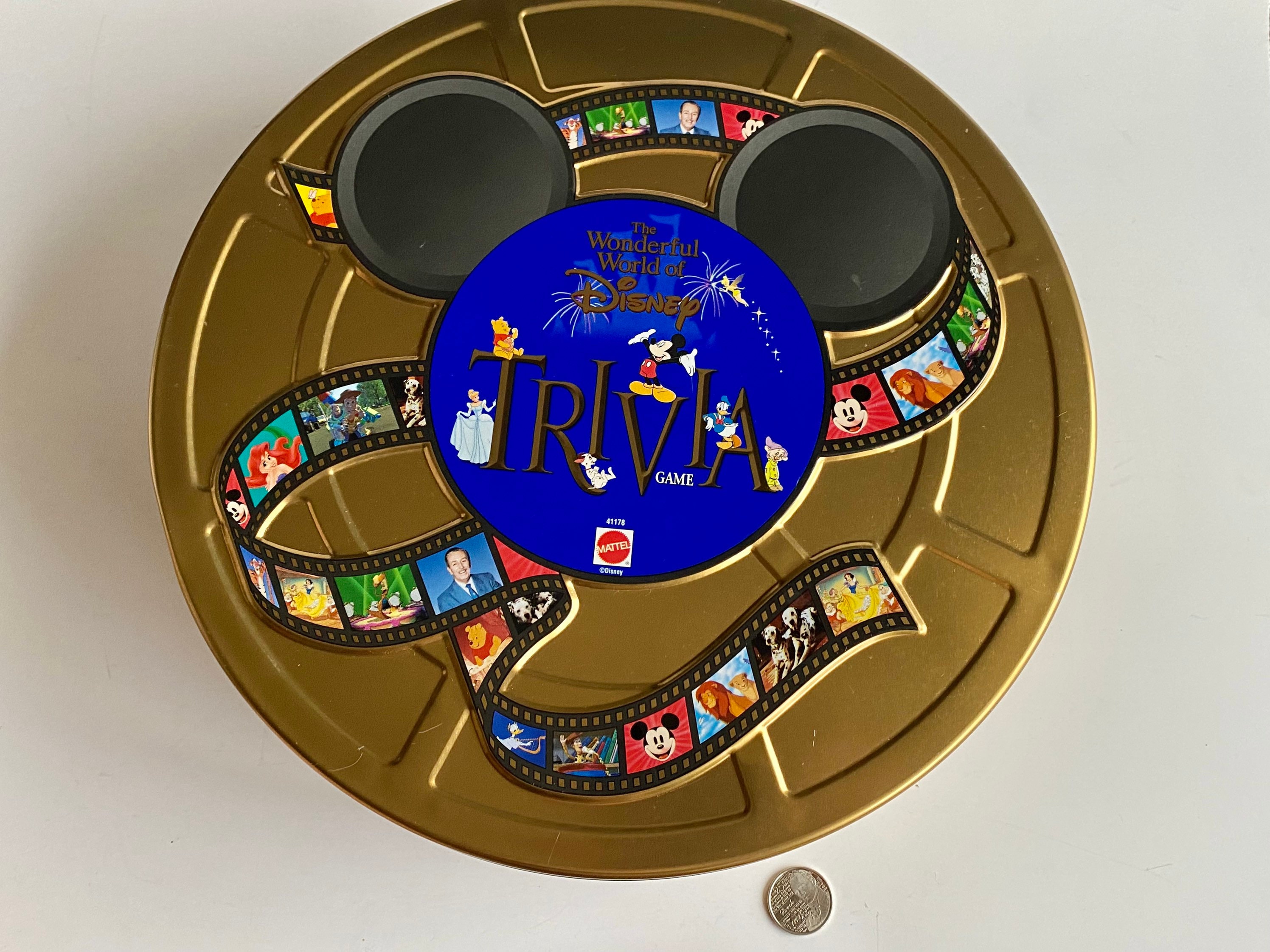 Vintage the Wonderful World of Disney Trivia Game Disney - Etsy