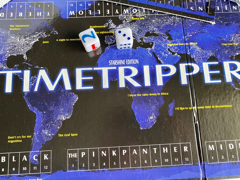 Vintage Timetripper Trivia Game, 20th Century Past Event Trivia, Pop ...
