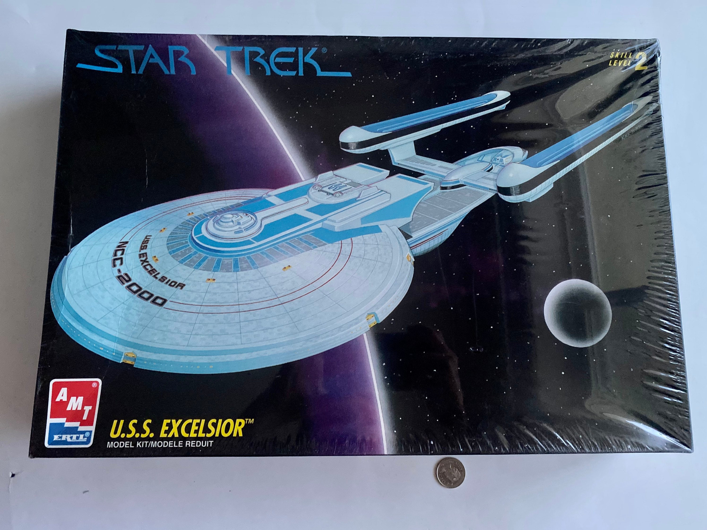 Brand New St Trek USS Excelsior Model Kit, 1990s St Trek Snap Assembly ...