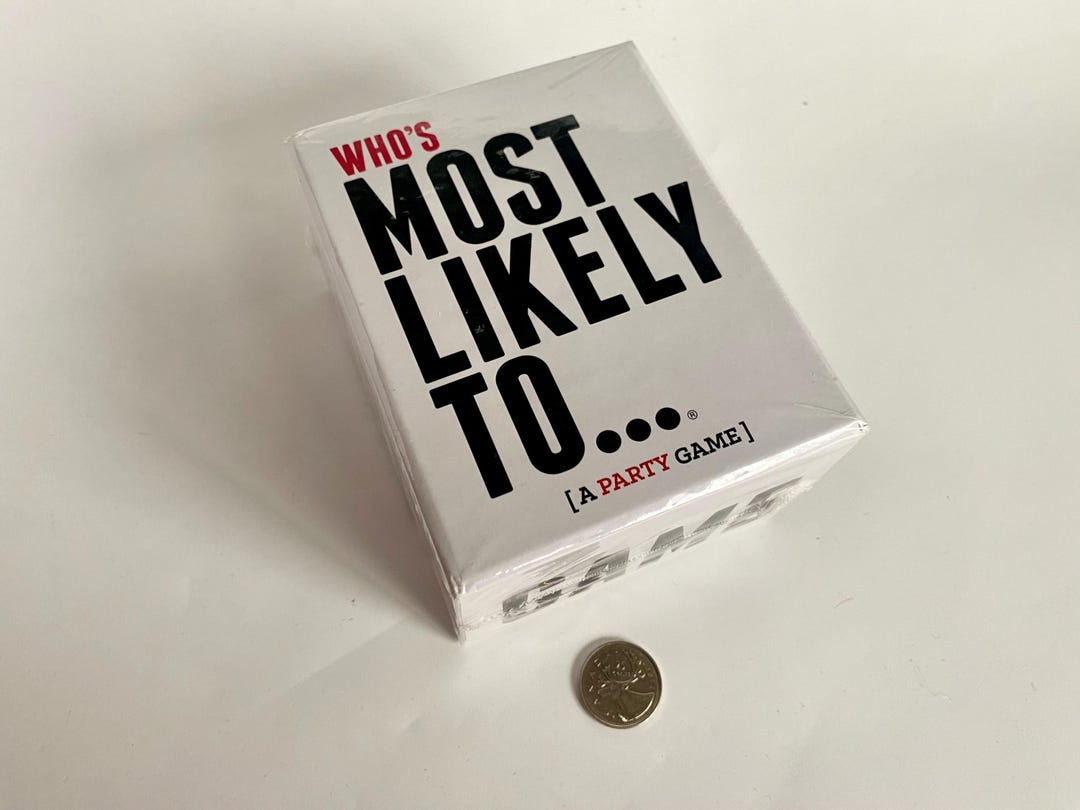 Brand New Who’s Most Likely to Card Game, Adult Party Card Game ...