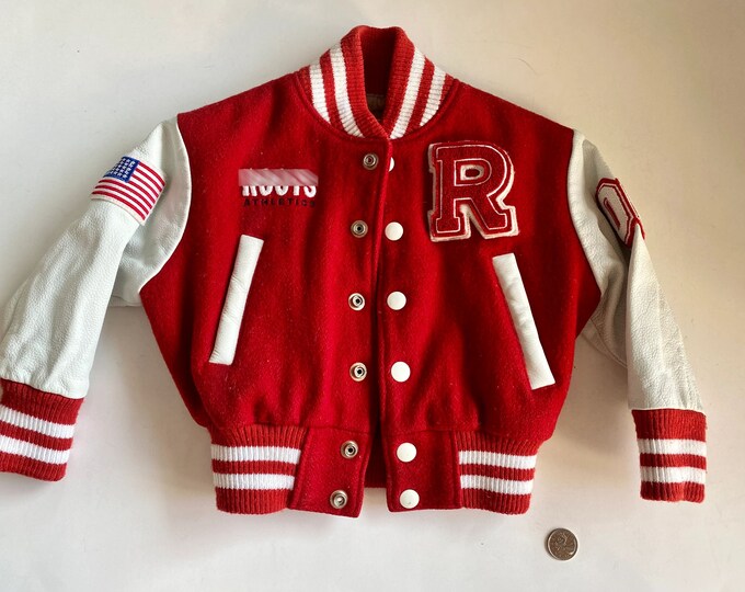 Vintage USA Toddler Varsity Jacket, Kids T2 Baseball Jacket, Toddler ...