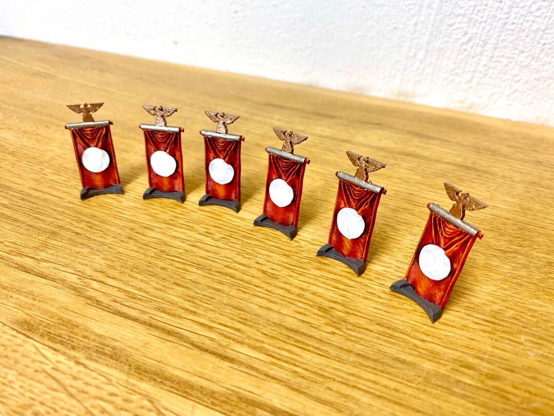 Set of 8 German Flag Tokens for Board Games Like Fortune and Glory ...