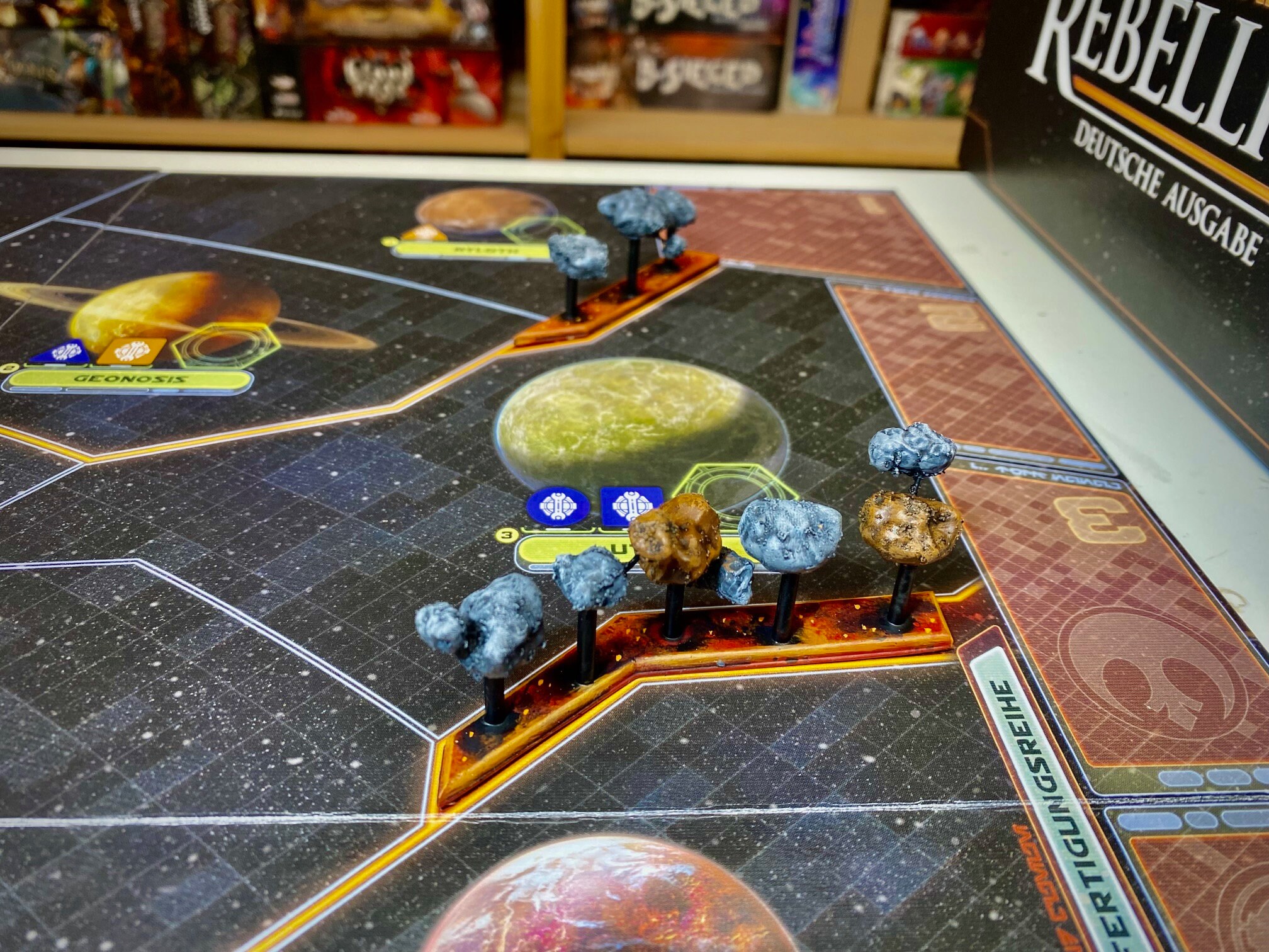 DIGITAL Asteroids With Stands Compatible With Rebellion Board Game - Etsy