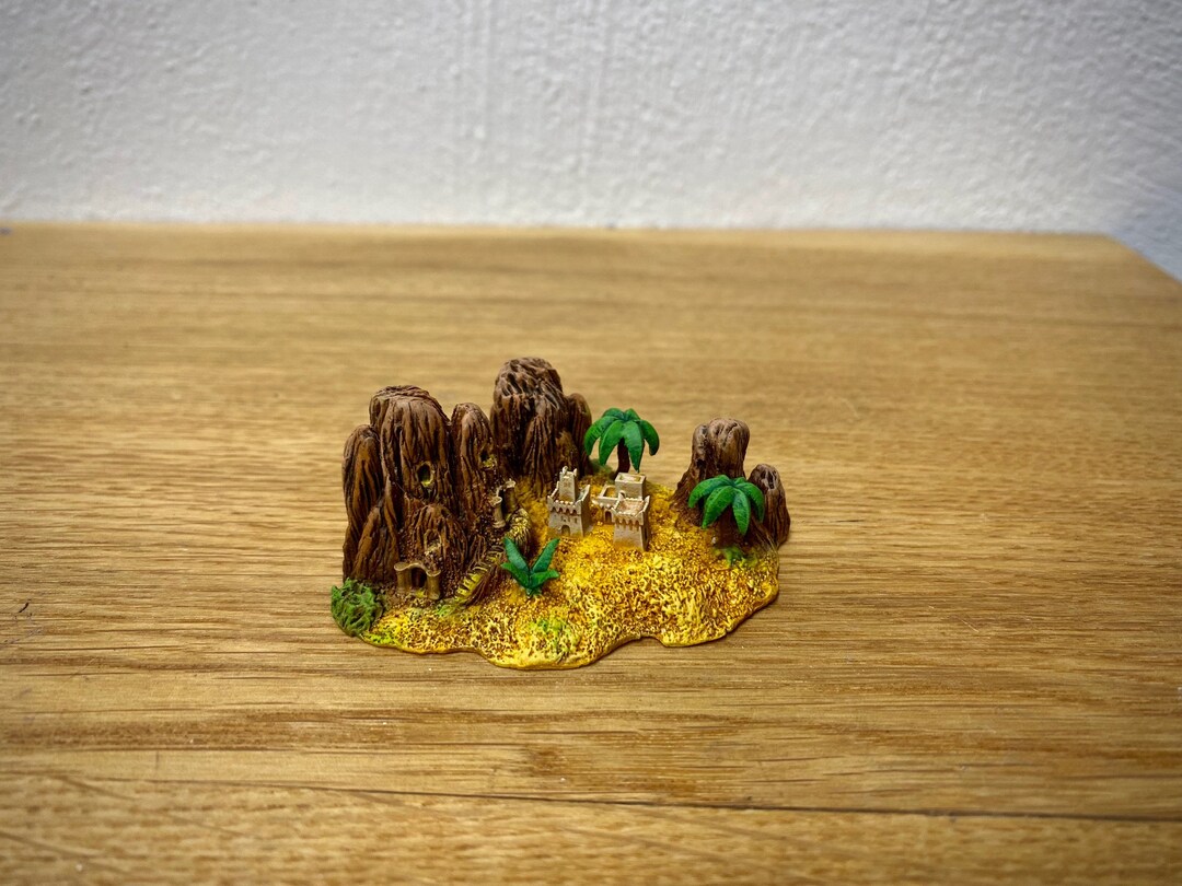 Small Desert Village Miniature for Board Games - Etsy