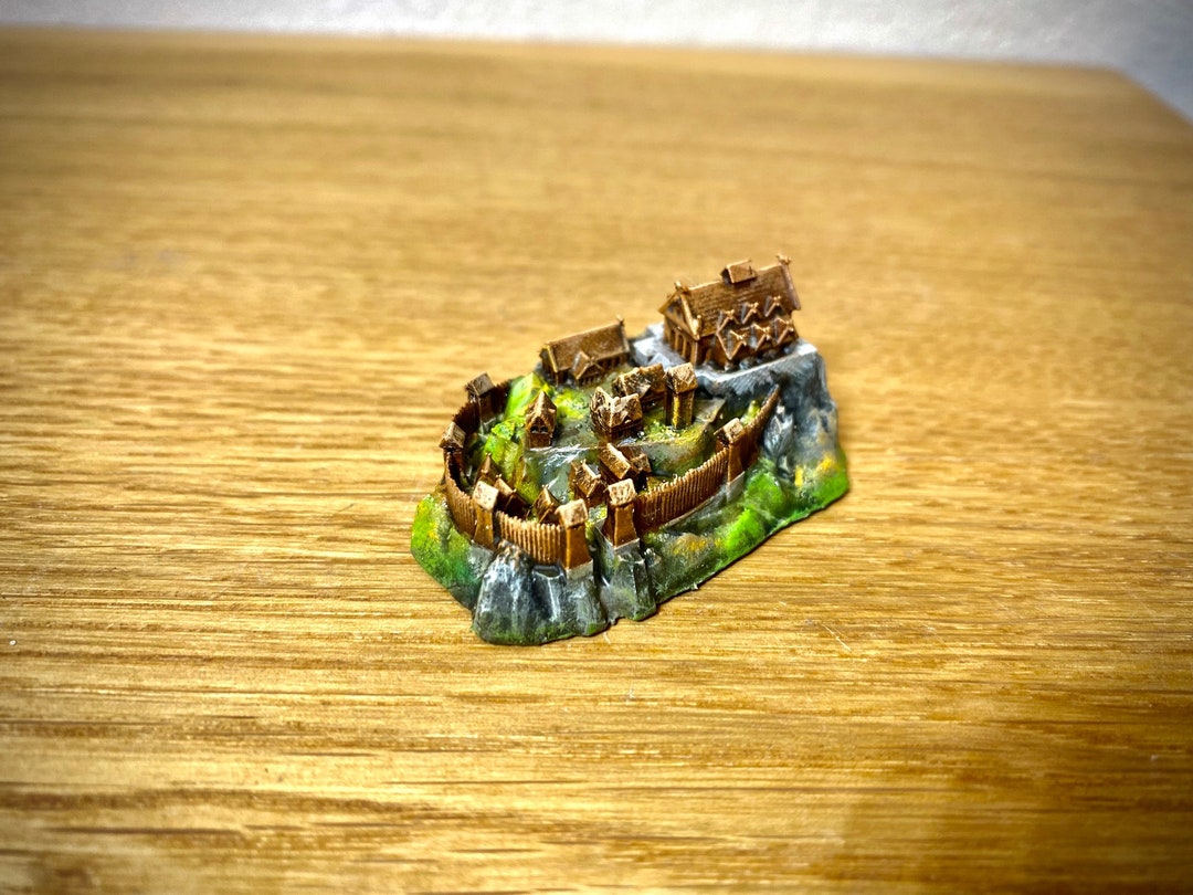 Edo Stronghold Detailed 3D Miniature Fort Board Games Like War of the ...