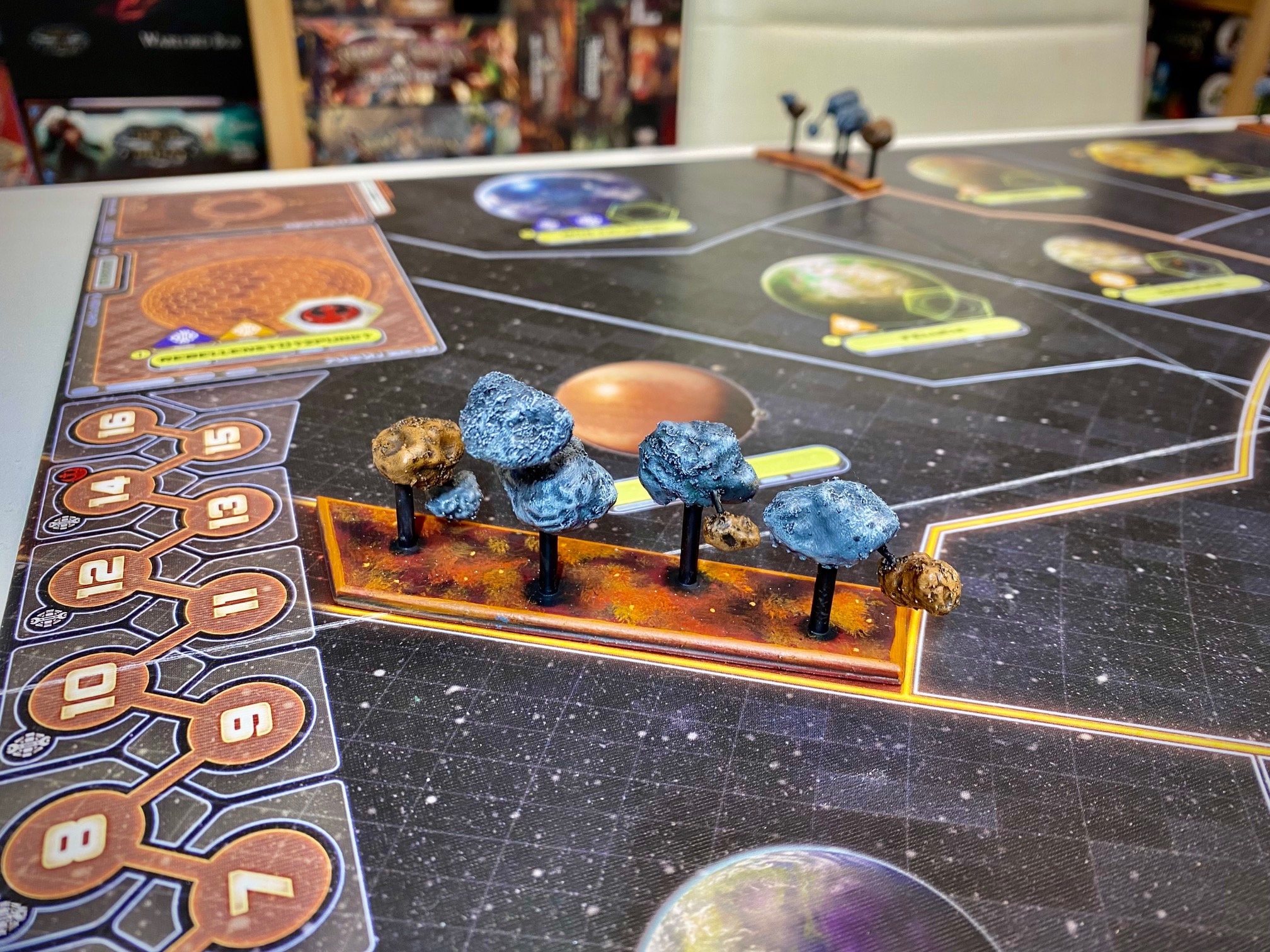 DIGITAL Asteroids With Stands Compatible With Rebellion Board Game - Etsy