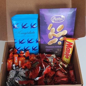 Lithuanian Chocolate Candy Box / Lithuanian Candies Box 38 Pieces ...