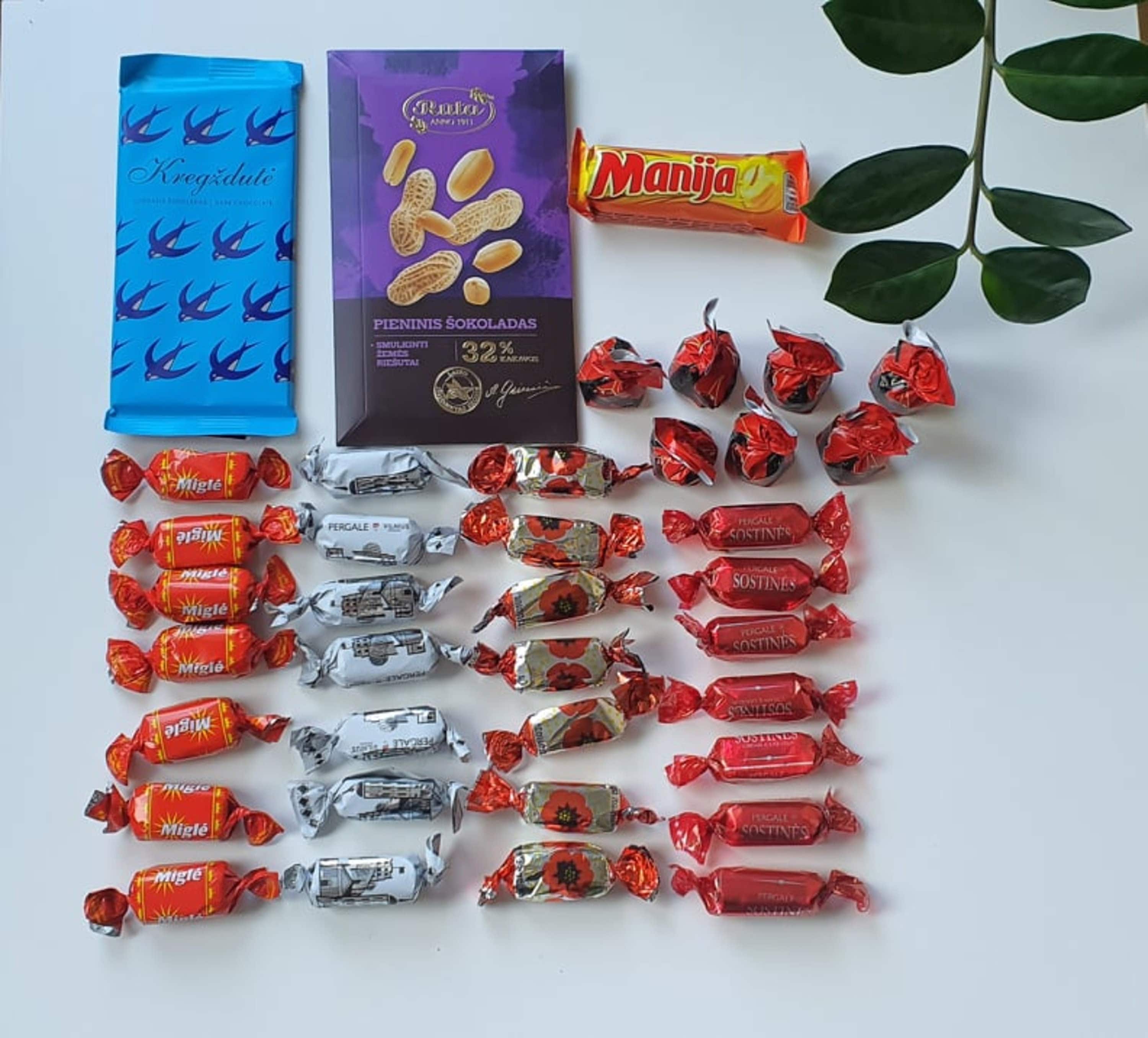 Lithuanian Chocolate Candy Box / Lithuanian Candies Box 38 Pieces ...