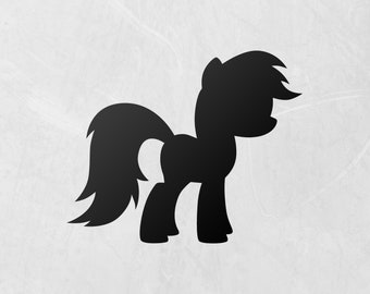 Pony decal | Etsy