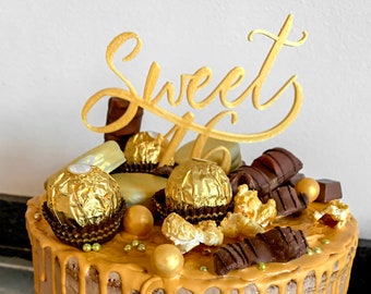 Sweet 16 Cake Topper 1 Pc - Etsy