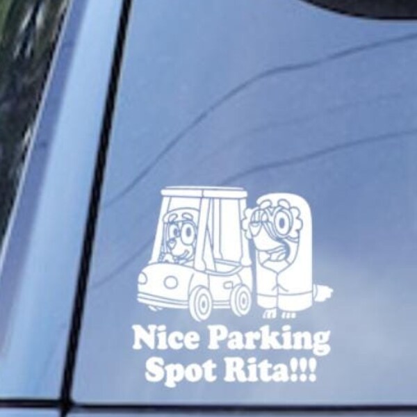Bluey Rita Decal - Etsy