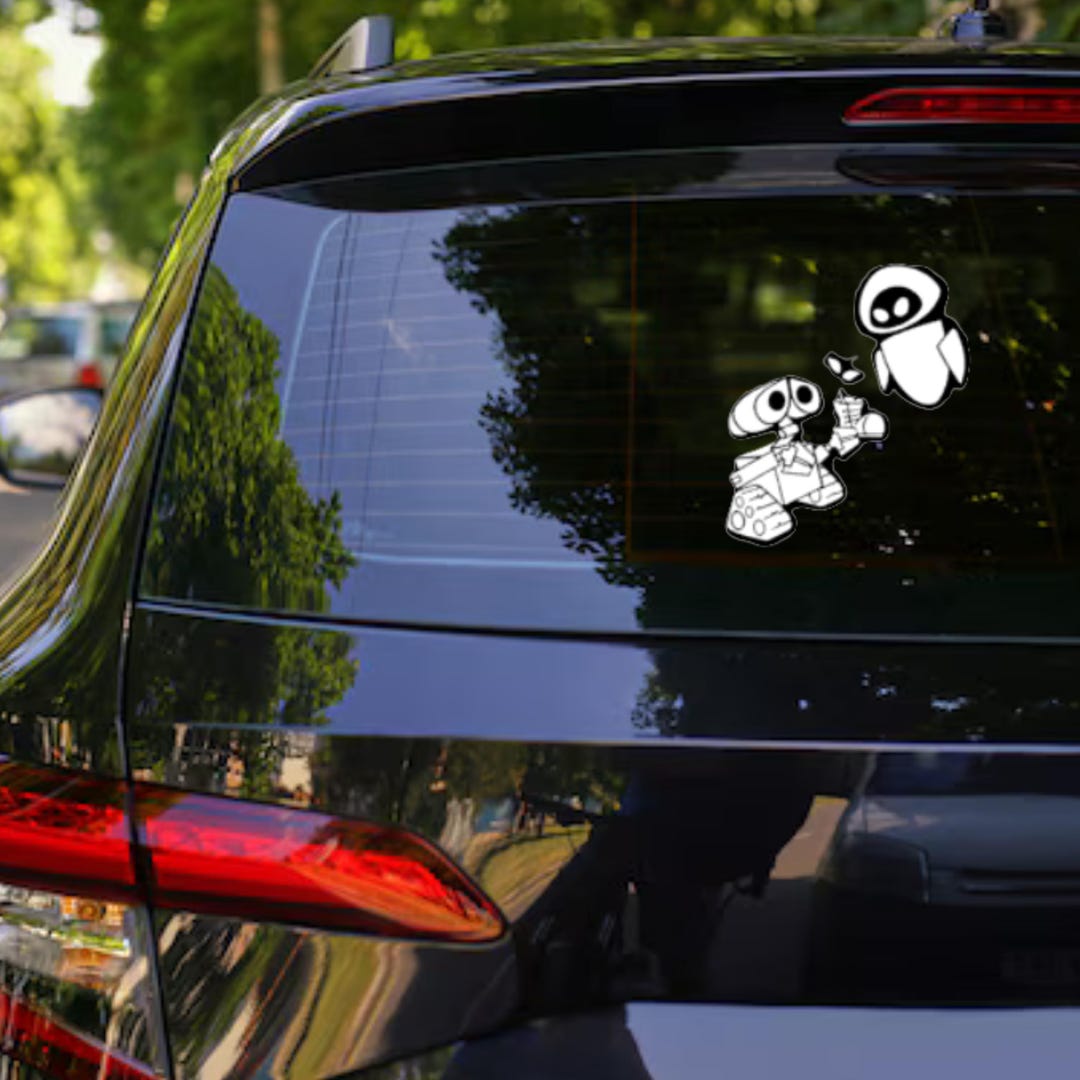Wall E, Car Decal, Vinyl, Easy to Apply, Disney - Etsy