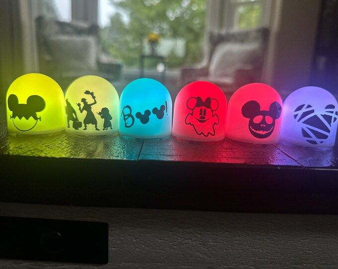 Disney Mini Color Changing Night Lights Over 80 Design Choices Fish ...