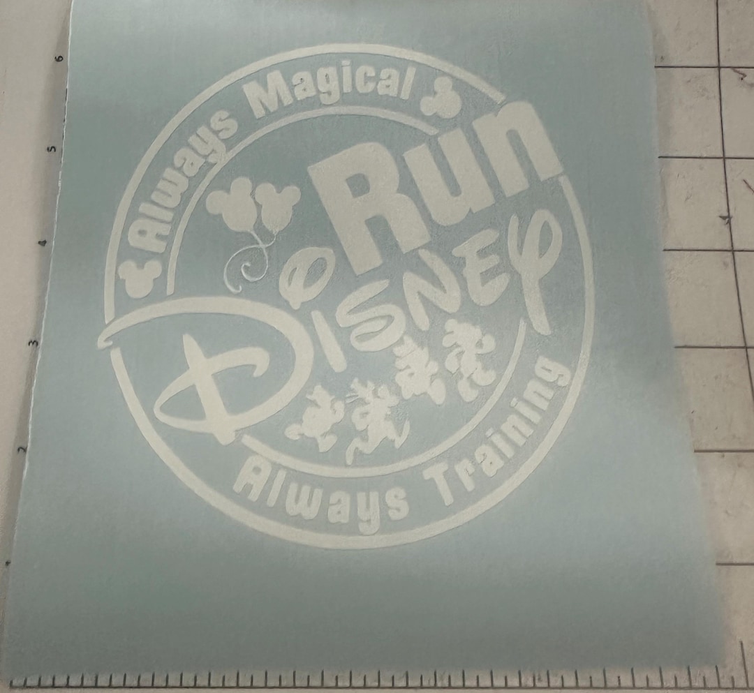 Rundisney Vinyl Decal – Magical Miles, Marathon Sticker - Etsy