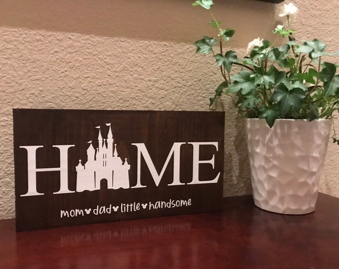 Mickey Interchangeable Welcome to Our Home Sign - Etsy