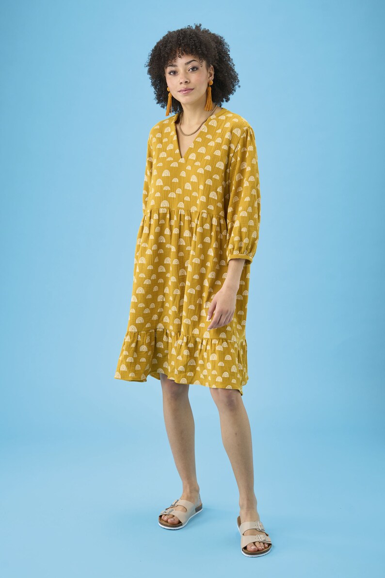 PDF Pattern, Amena Dress, Sewing Pattern, Summer Dress, Digital Sewing ...