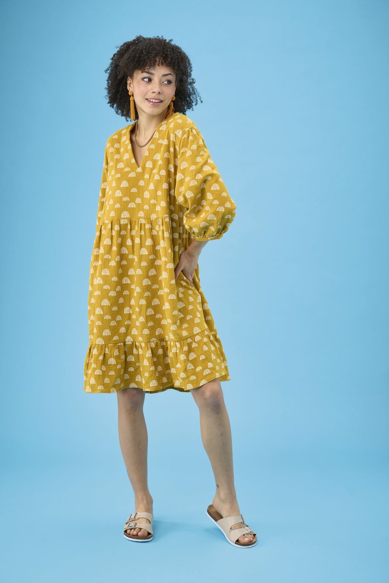 PDF Pattern, Amena Dress, Sewing Pattern, Summer Dress, Digital Sewing ...