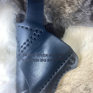 Cross Draw Leather Holster for Sig Sauer P365 X-macro - Etsy