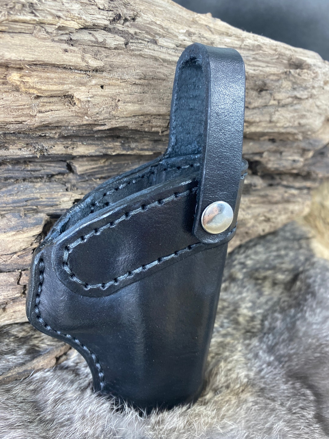 Taco Style Holster for Kahr PM9, Concealed Carry, EDC Carry, OWB Leather Holster Left or Right ...