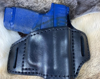 Cross Draw Leather Holster for Sig Sauer P365 X-macro - Etsy