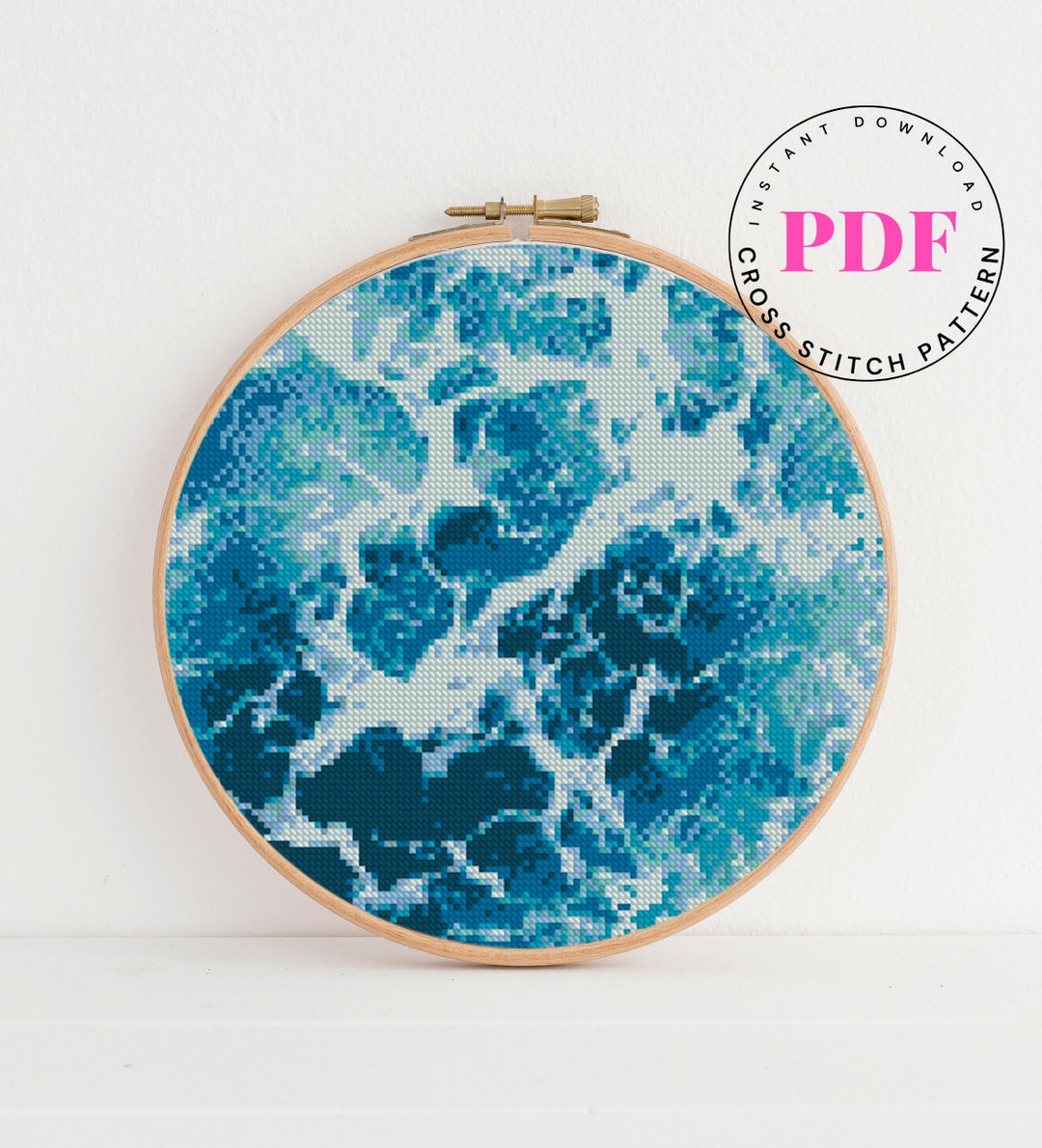 Sea Cross Stitch Pattern Modern Cross Stitch Pattern Nature Landscape ...