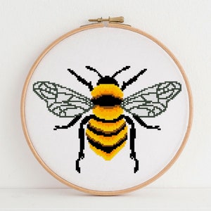 Bee Counted Cross Stitch Pattern Digital Format PDF - Etsy